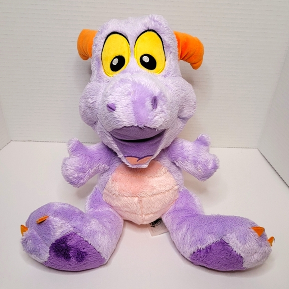 Disney | Toys | Disney Parks Figment Big Feet Plush Purple Dragon 12 ...
